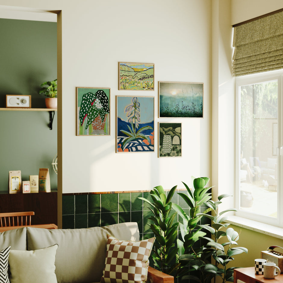 Gallery Wall - A Dash of Green, A Breath of Nature (Copy) – Merely a ...
