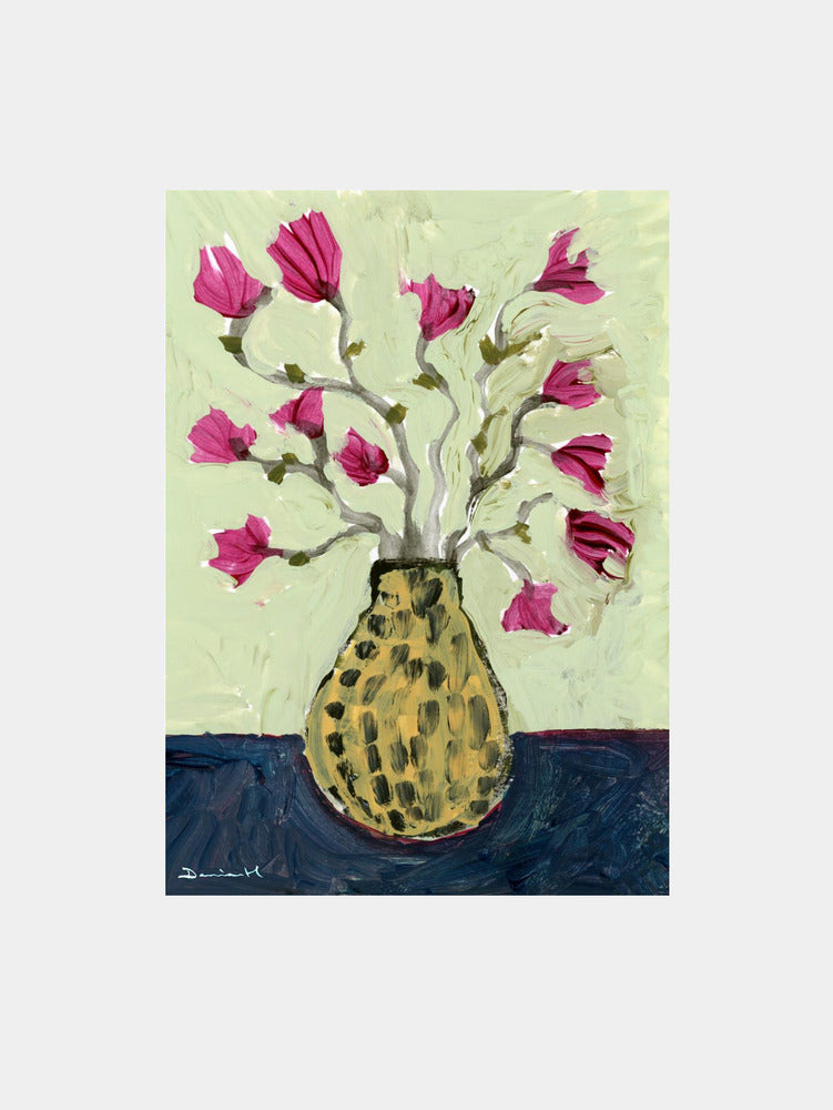 Floral Vase Art Print – Merely a Monarch